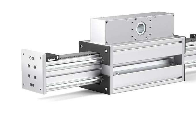 Linear guides with toothed belt drive | Paletti Profile Systems
