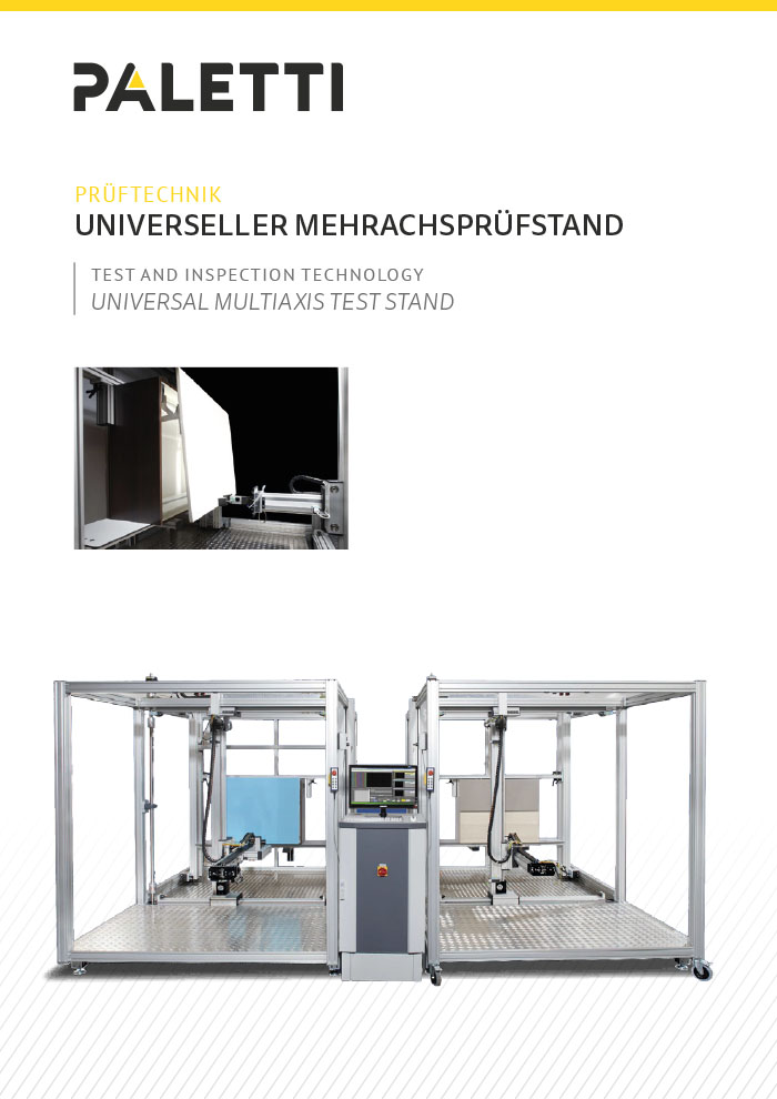 Test stands for the furniture industry - Paletti USA